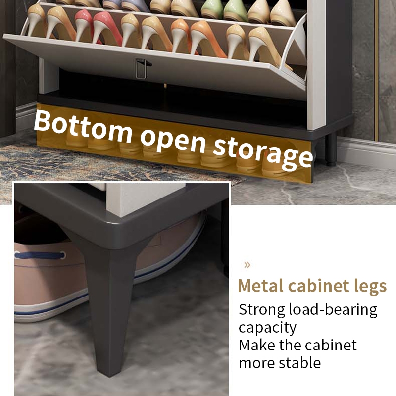 SNB 17cm Shoe Cabinet Outdoor With Door Shoe Rack Large Capacity ...