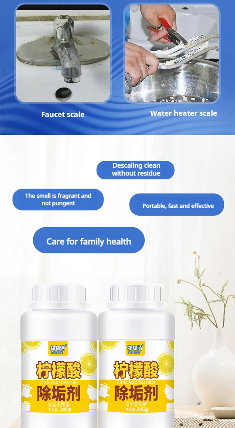 💕SG Stock💕Citric Acid Stain Remover Teapot Cleaner Kettle Descaler ...