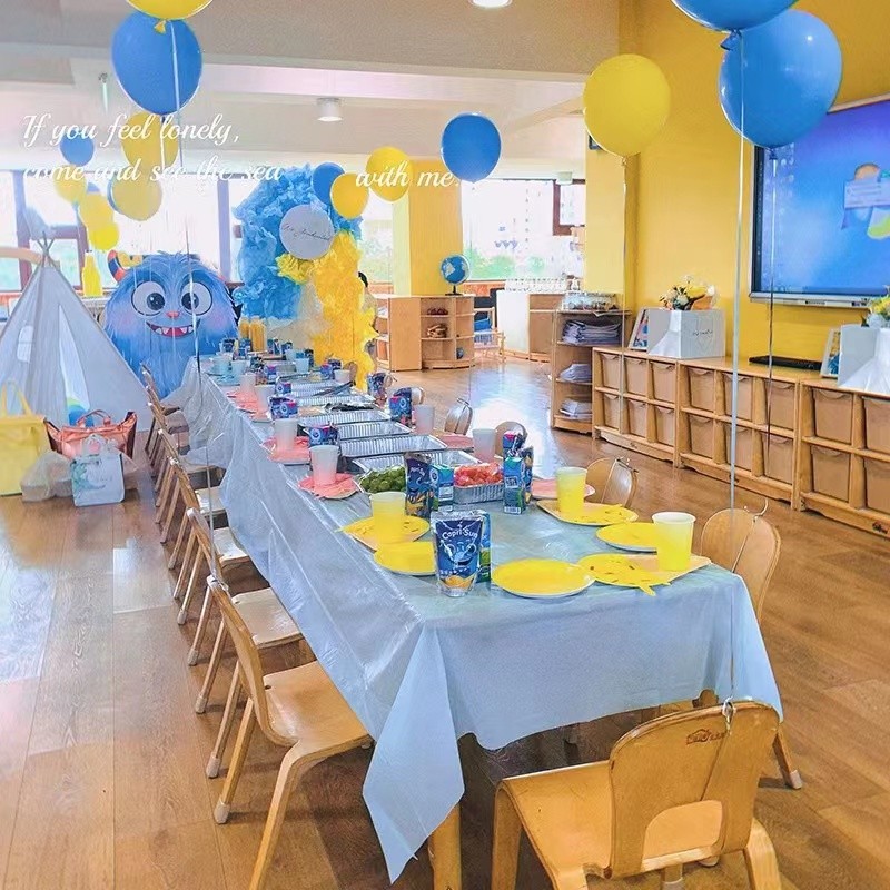 [SG Stock] Disposable Table Cloth 137*183CM Party Birthday Celebration ...