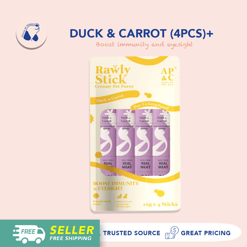 [4/Pack] Amelisa Pet & Co Rawly Stick Puree Treat - Wet treat for Cats ...