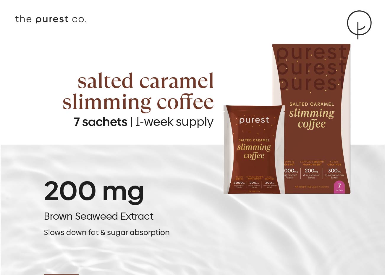 Purest Co Salted Caramel Slimming Coffee (Slimming & Energy Boost ...