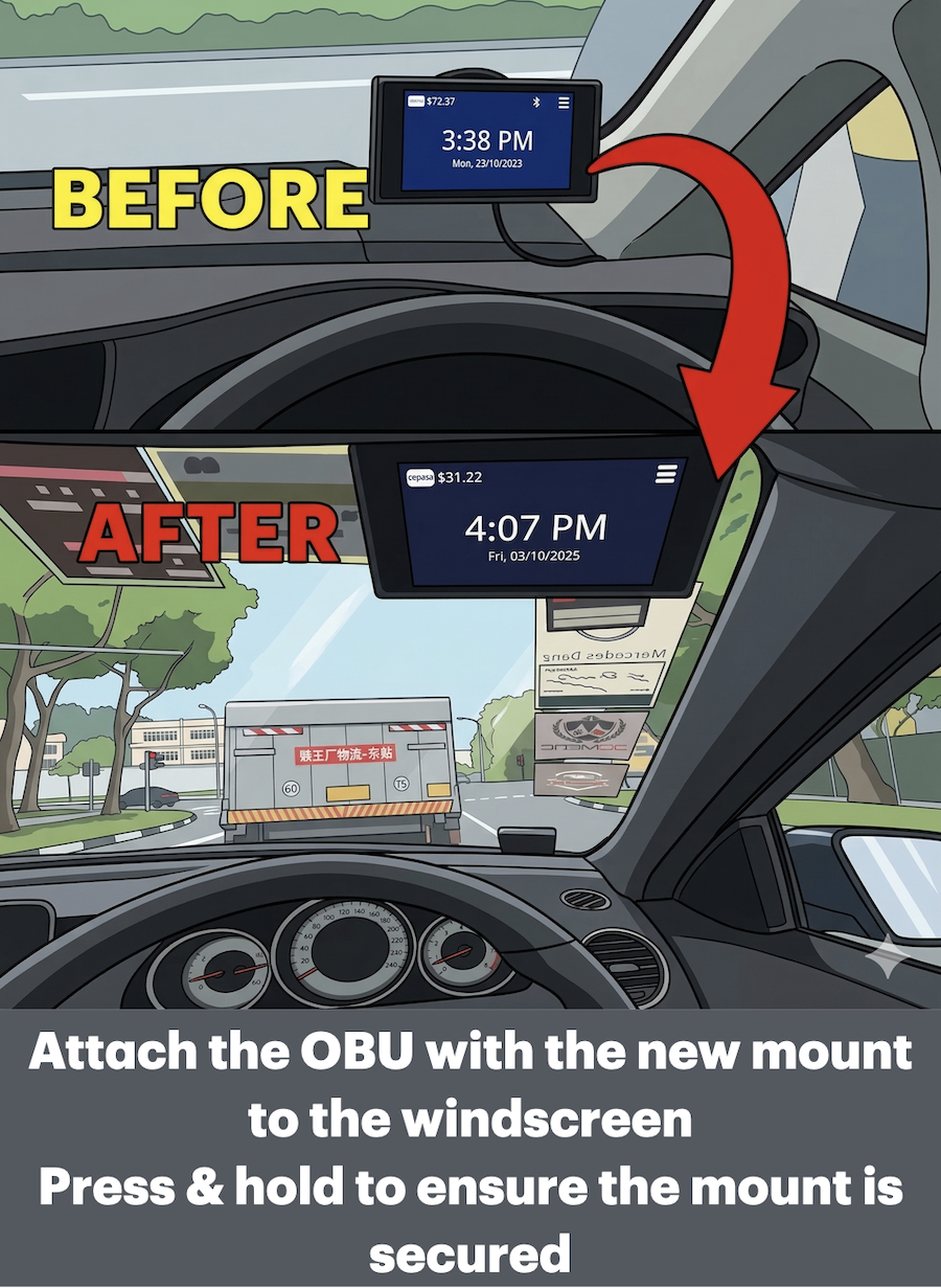Slim OBU Display Mount ERP 2.0 | Shopee Singapore