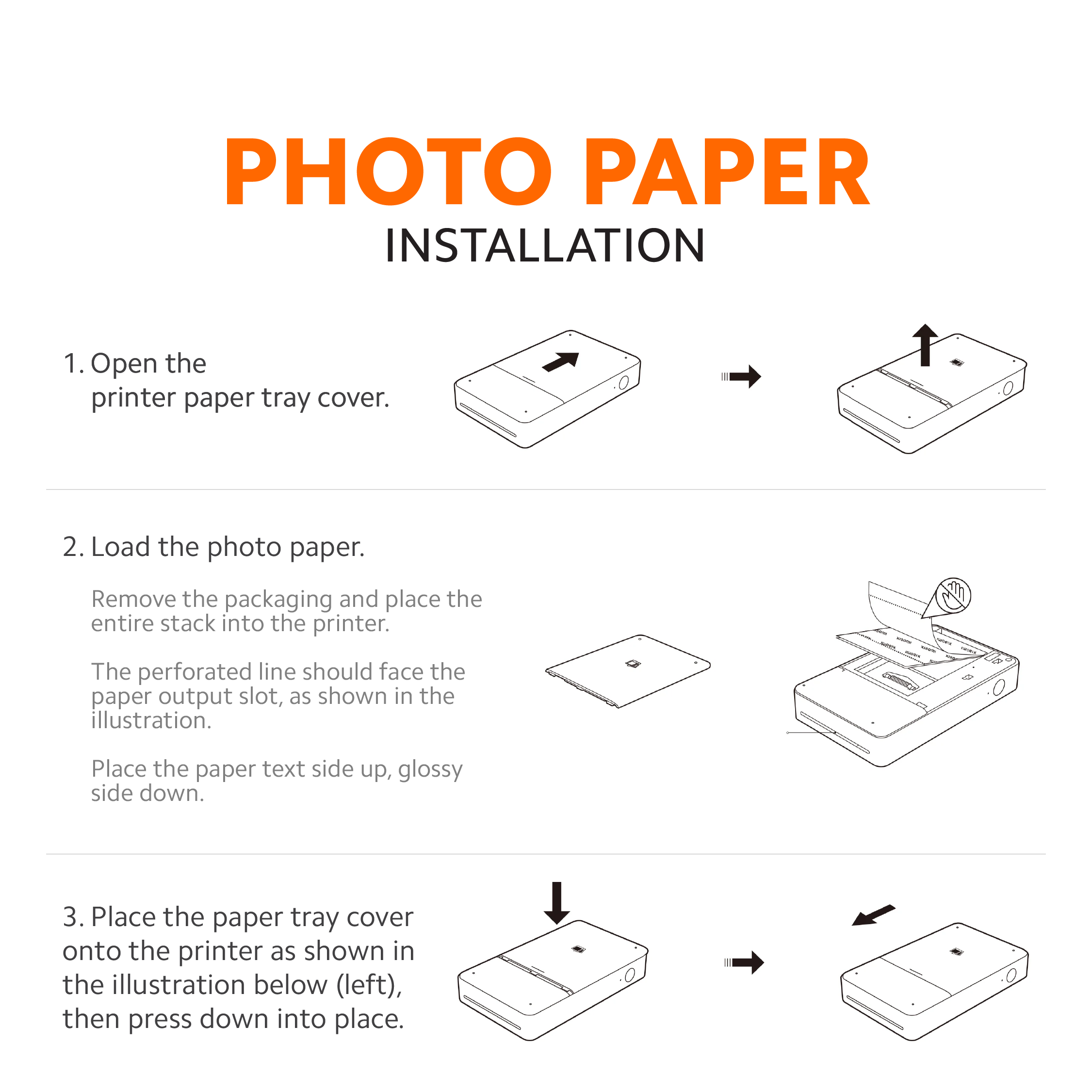 Xiaomi Sublimation Ink Dye Refill For Xiaomi Printer Pro 20 Sheets High ...