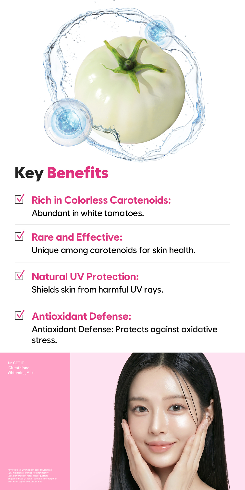 Dr. GET IT Glutathione Whitening Max for Glowing Skin, Tone-Up ...