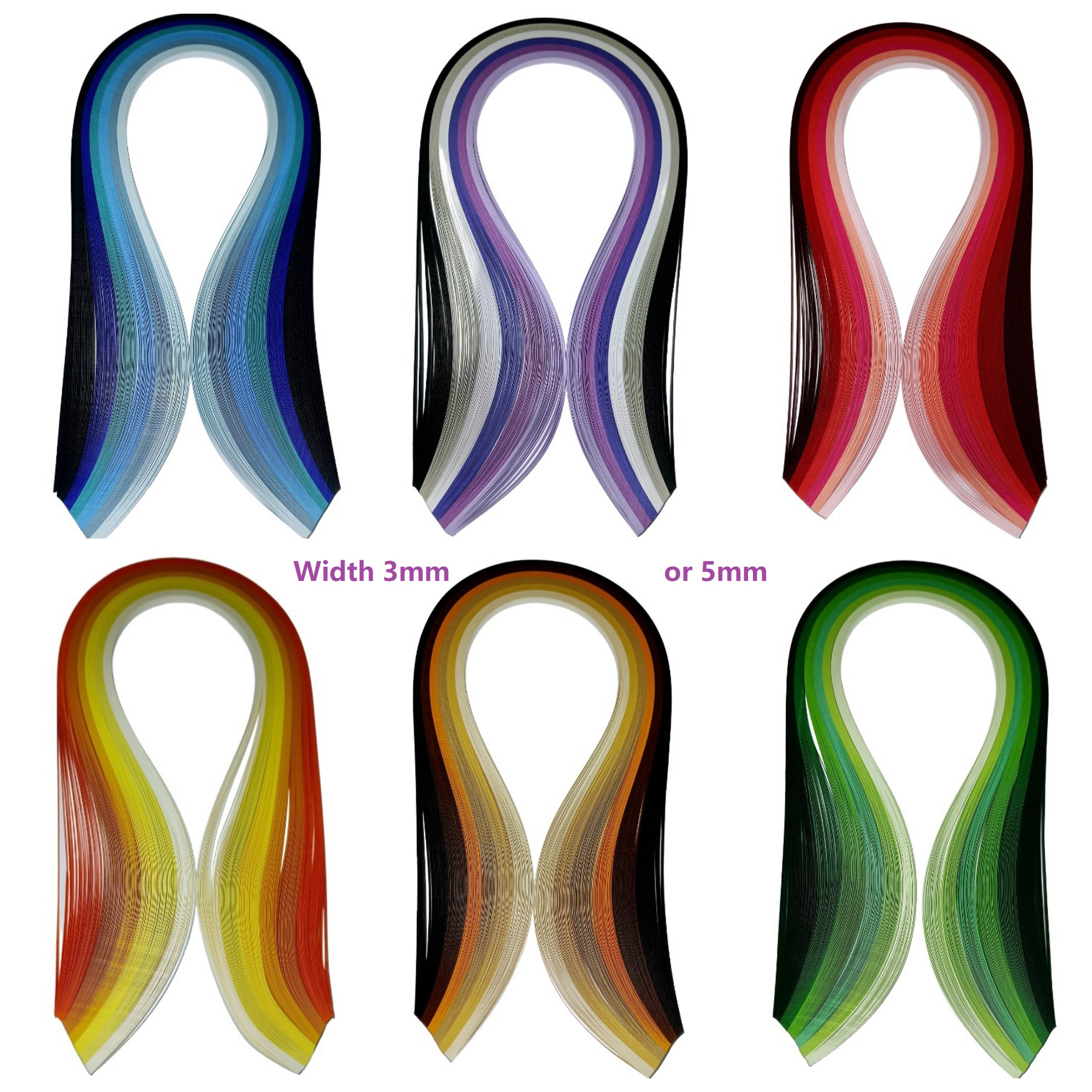 Quilling Art quill paper quill tool pen Rainbow color gradients colour ...