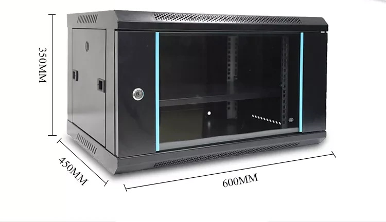 TC-6U-600 / 6U Wall-Mount Server Rack/Network Cabinet/Cooling Fan Rack ...