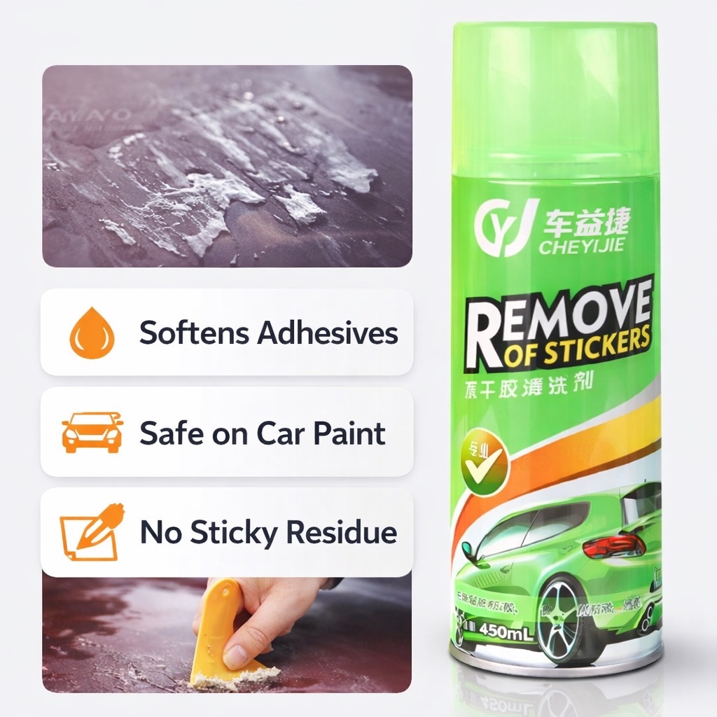 (FOREVER $2) 450ml Sticker Removal Spray Home And Car Easy Remove ...