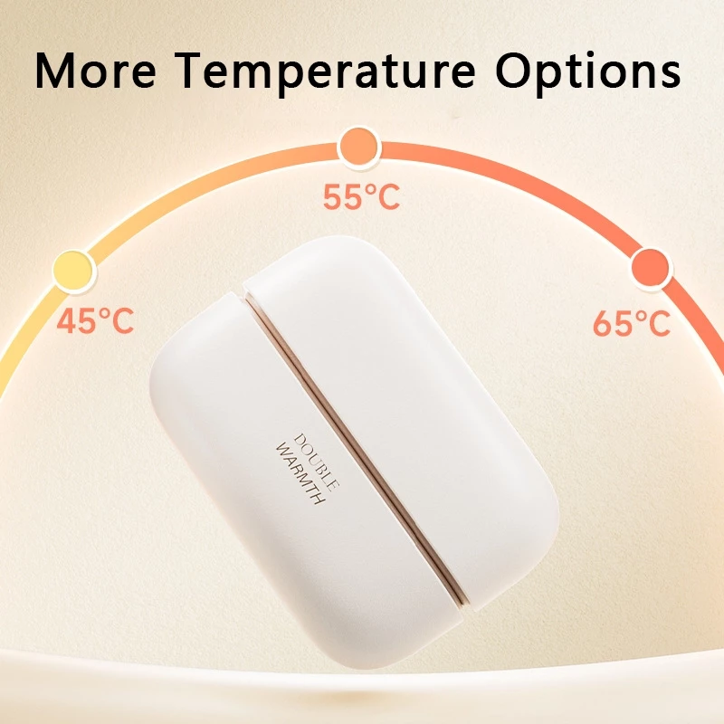 2in1 Hand Warmer Intelligent Temperature Control Dual-Palm Rechargeable ...
