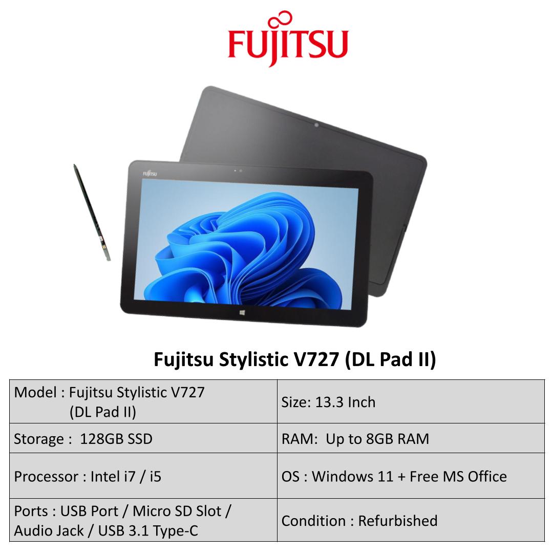 Fujitsu V727 Tablet | Intel i5 & Intel i7 | Fujitsu Tablet | 2 in 1 ...