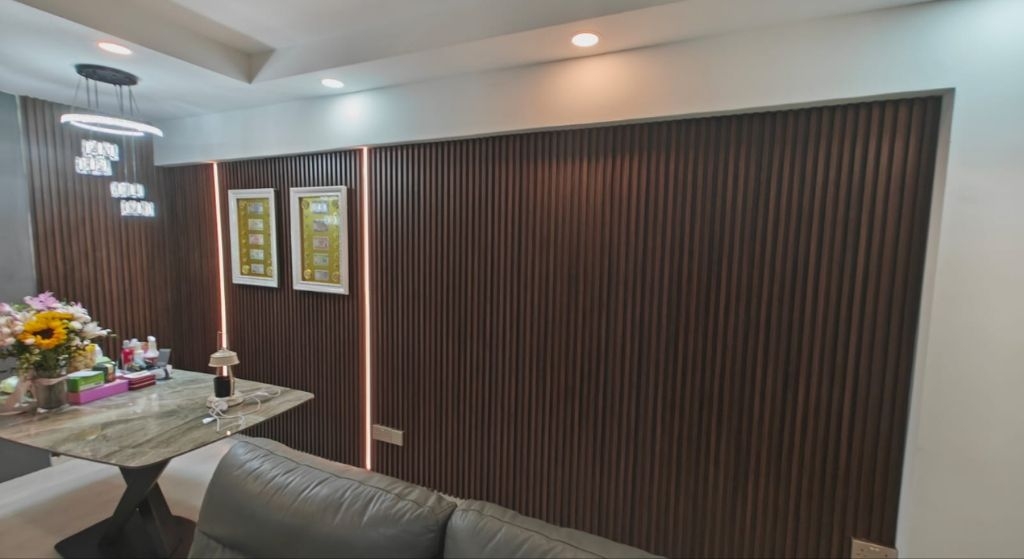 [SG Stock] Bamboo fiber PVC fluted wall panel | Shopee Singapore