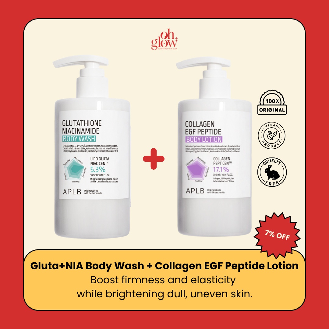 ★Bundle★ APLB Glutathione Niacinamide Body Wash with Body Lotion TXA ...