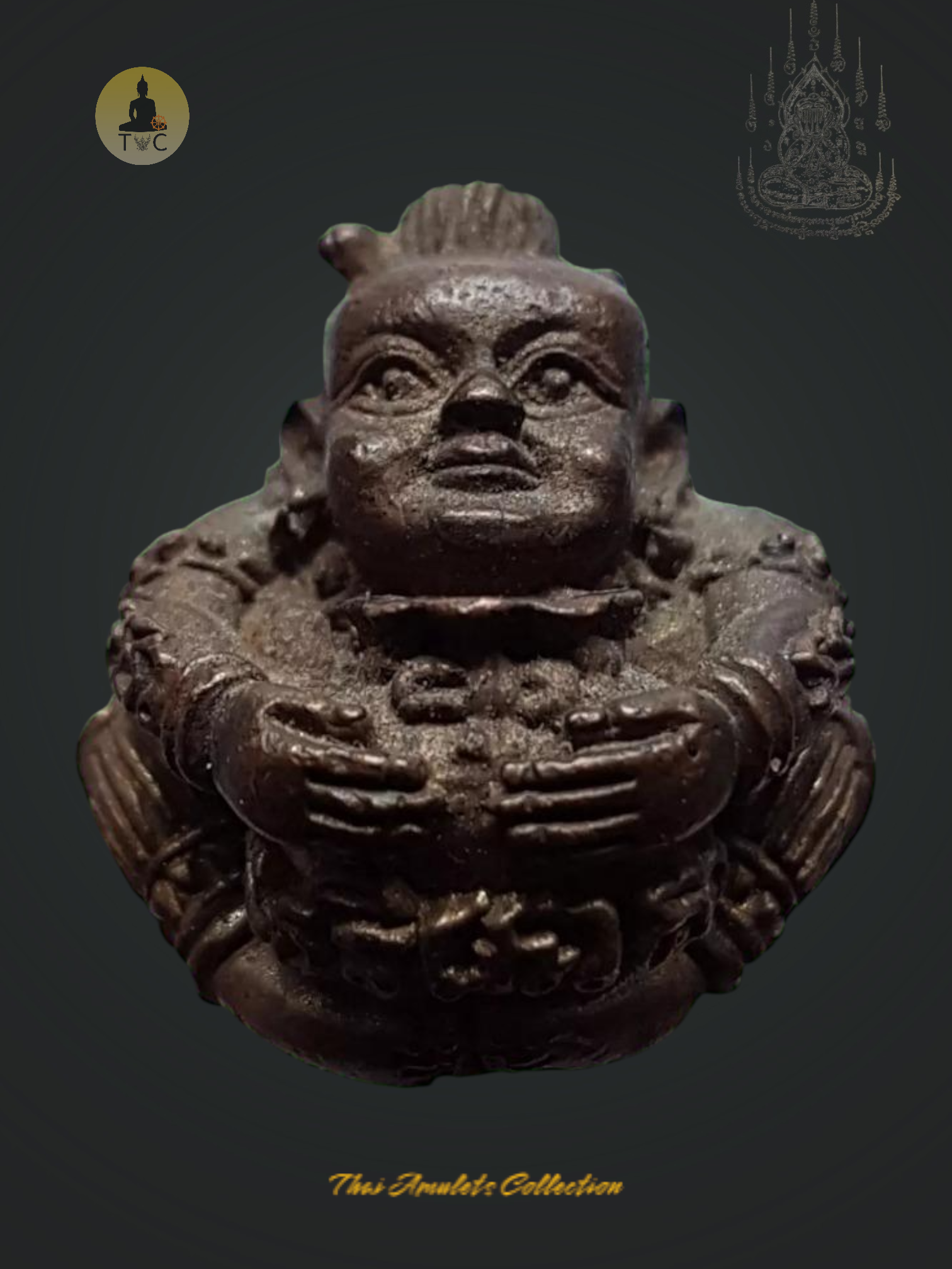 Loop Om Kumanthong (Kuman) Run Maha Mongkhon 79 BE2544 Luang Phor Pern ...