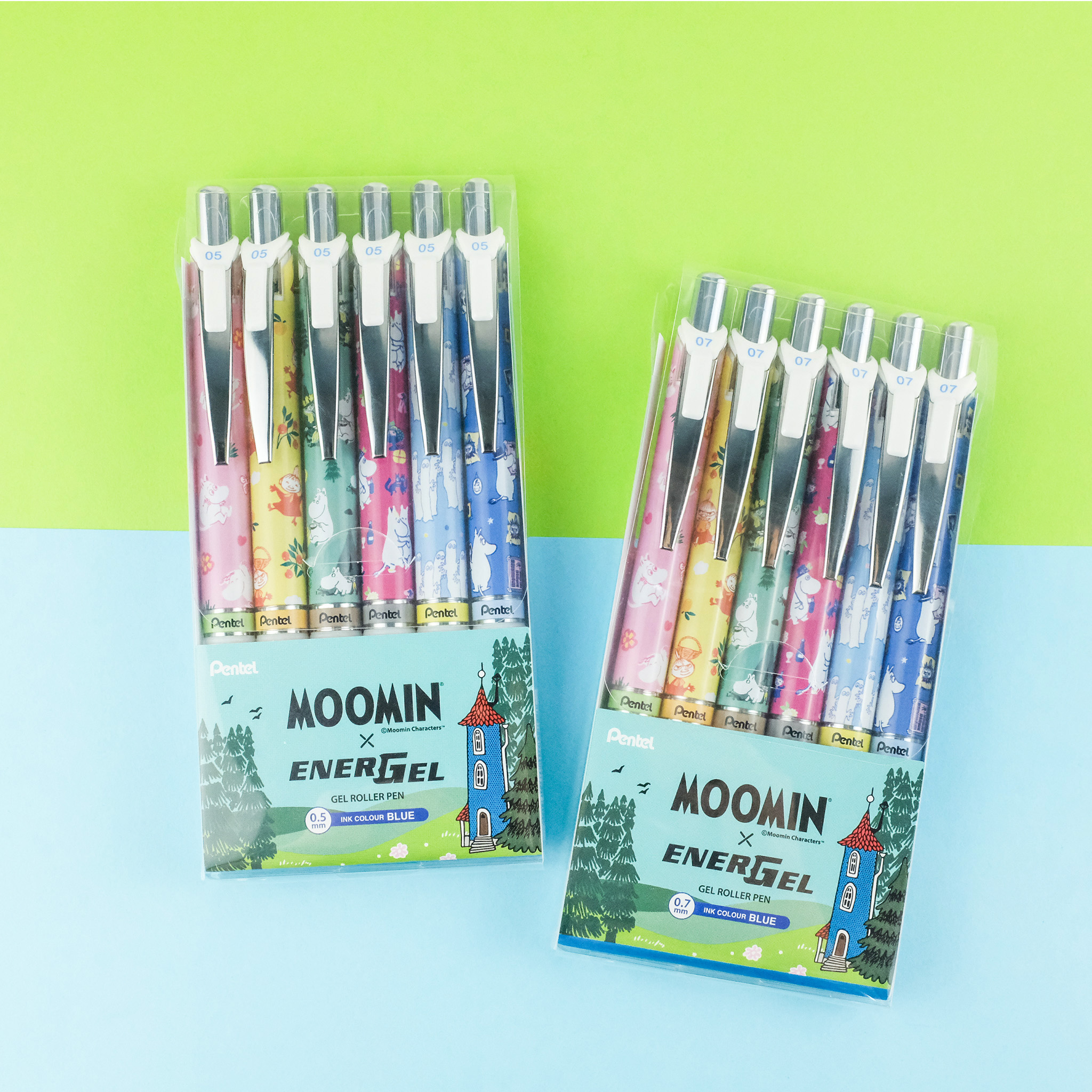 Pentel Energel Limited Edition Moomin Designs 0.5mm/0.7mm | Shopee Singapore