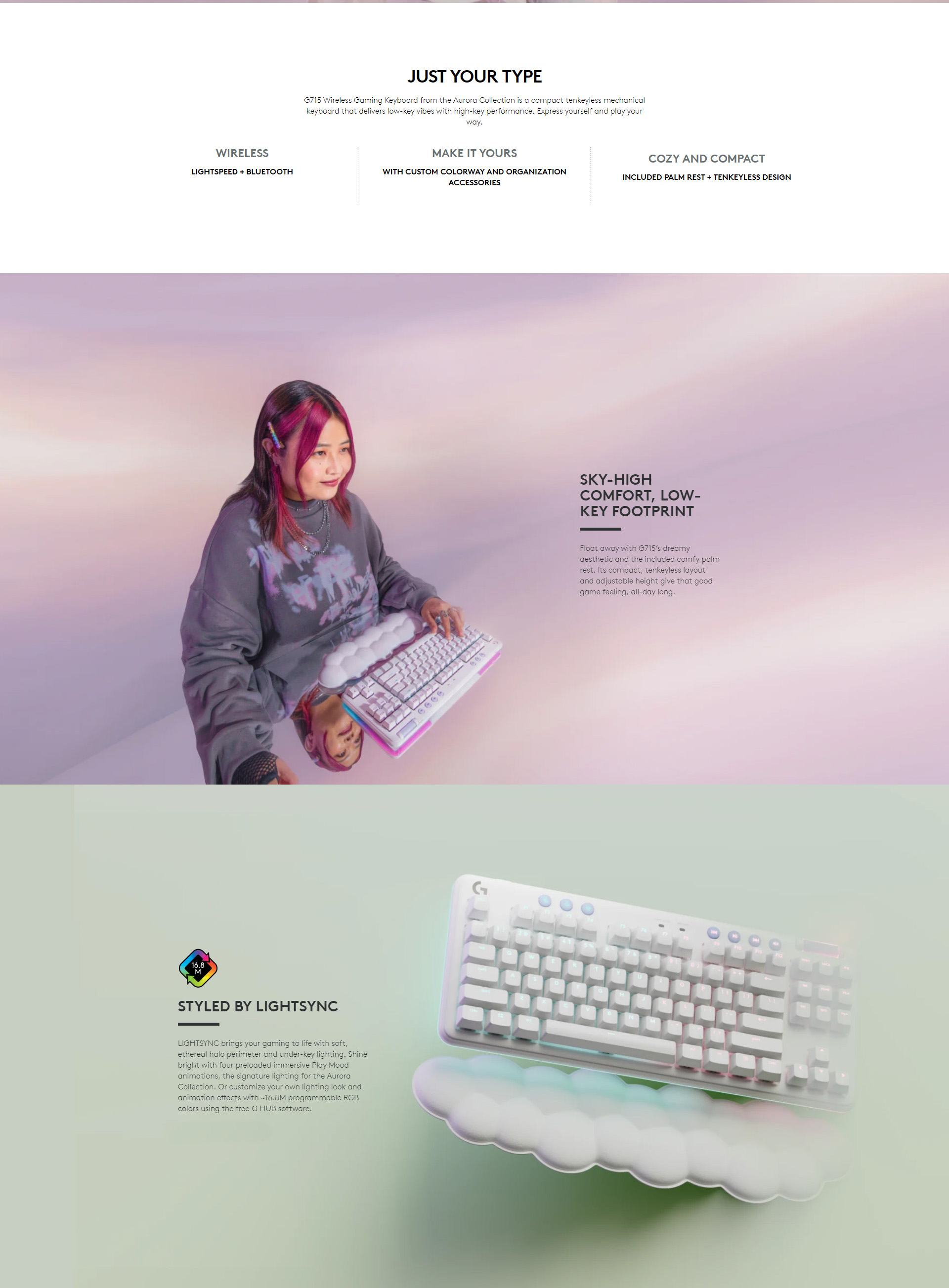 Logitech G713 Wired Gaming Keyboard (Red Linear) | Shopee Singapore