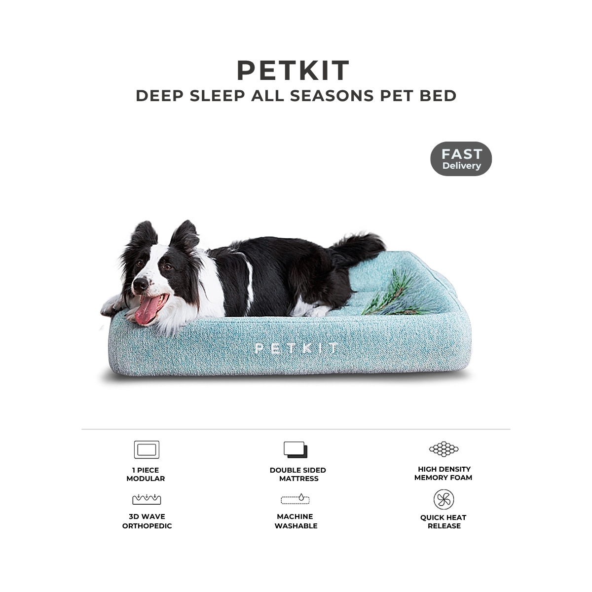 PETKIT Deep Sleep All Seasons Pet Bed | Shopee Singapore