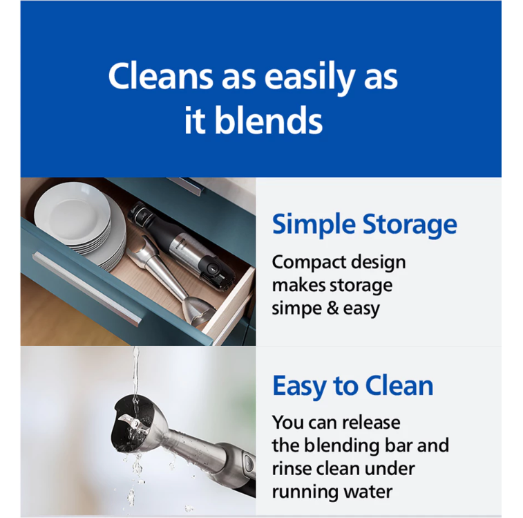 PHILIPS High Power Hand Blender 5000 Series - HR2684/00, 1200W, Multi ...
