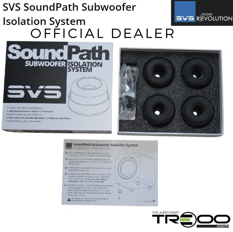 SVS SoundPath Subwoofer Isolation System Desktop/Floor Acoustic ...