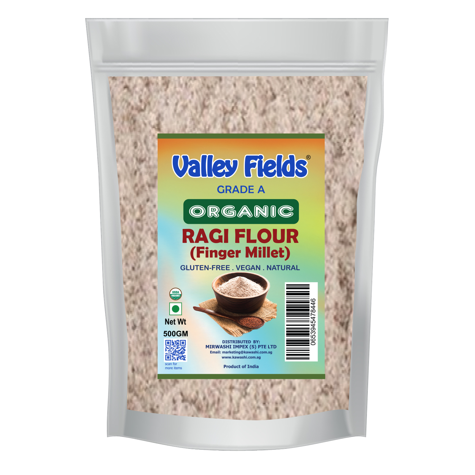 Valley Fields Ragi (Finger Millet) - Flour/Seeds (1kg/500g) | Shopee ...