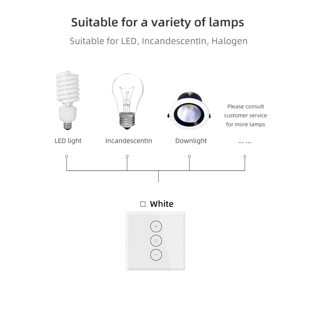 Smart Tech Tuya / Smartlife WIFI Smart Dimmer Switch | Shopee Singapore