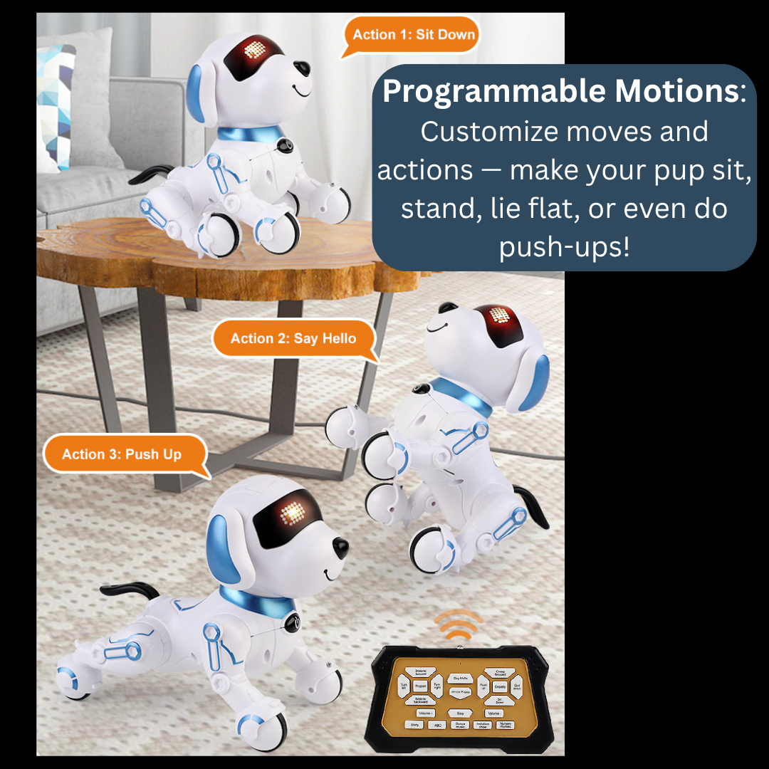 [SG STOCK] AI Smart Dog Becky Robot Puppy Toy | Interactive Educational ...