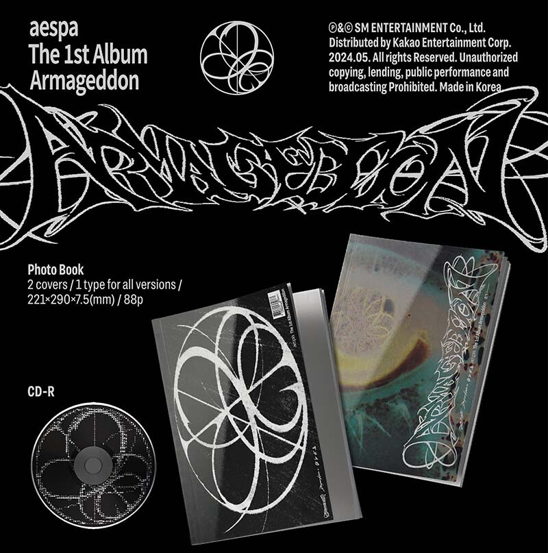 Aespa - Armageddon (1st Album Authentic A Ver. with Photocard) | Shopee ...