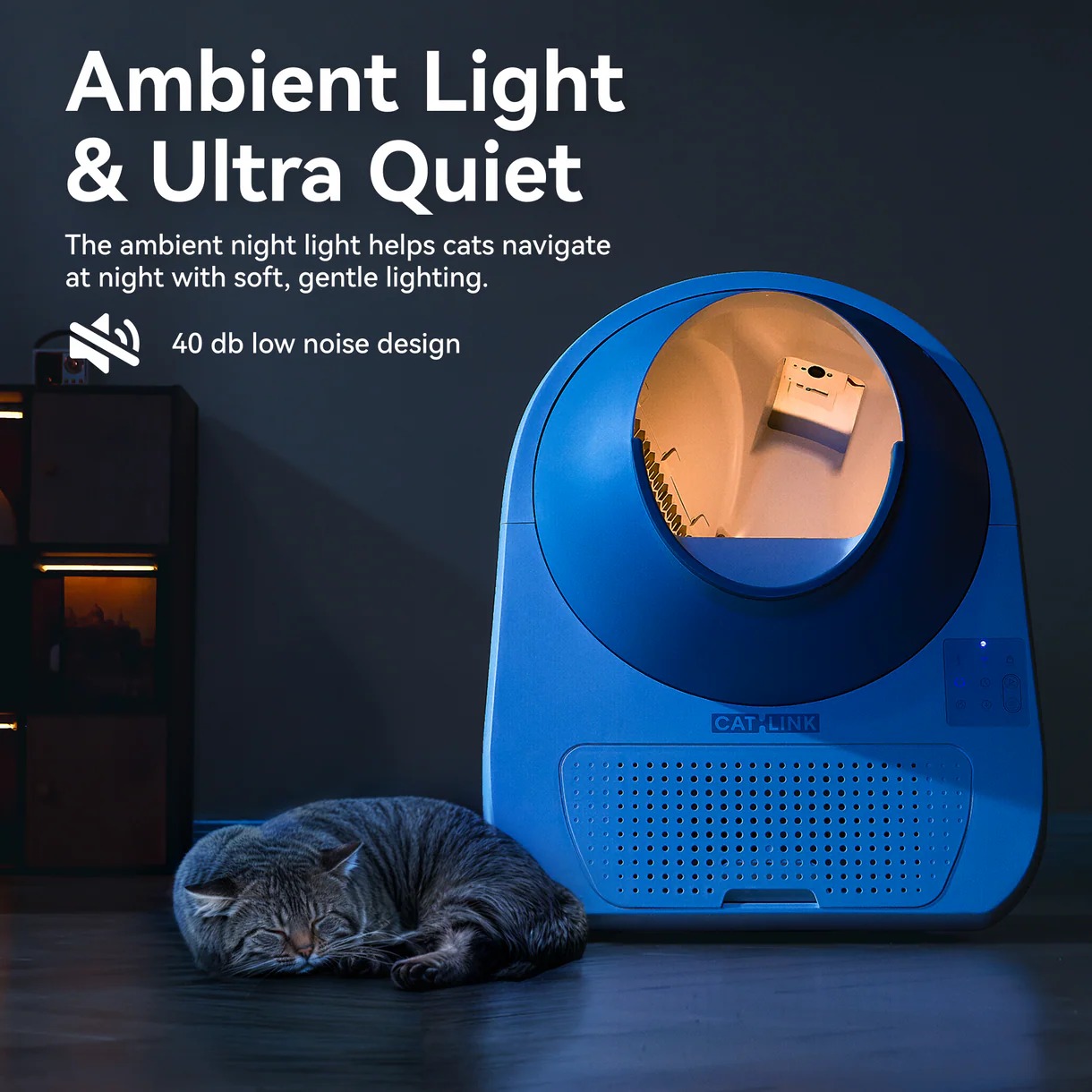 CATLINK Auto Cat Litter Box – Scooper Pro Ultra | 2.4/5GHz WiFi, Built ...