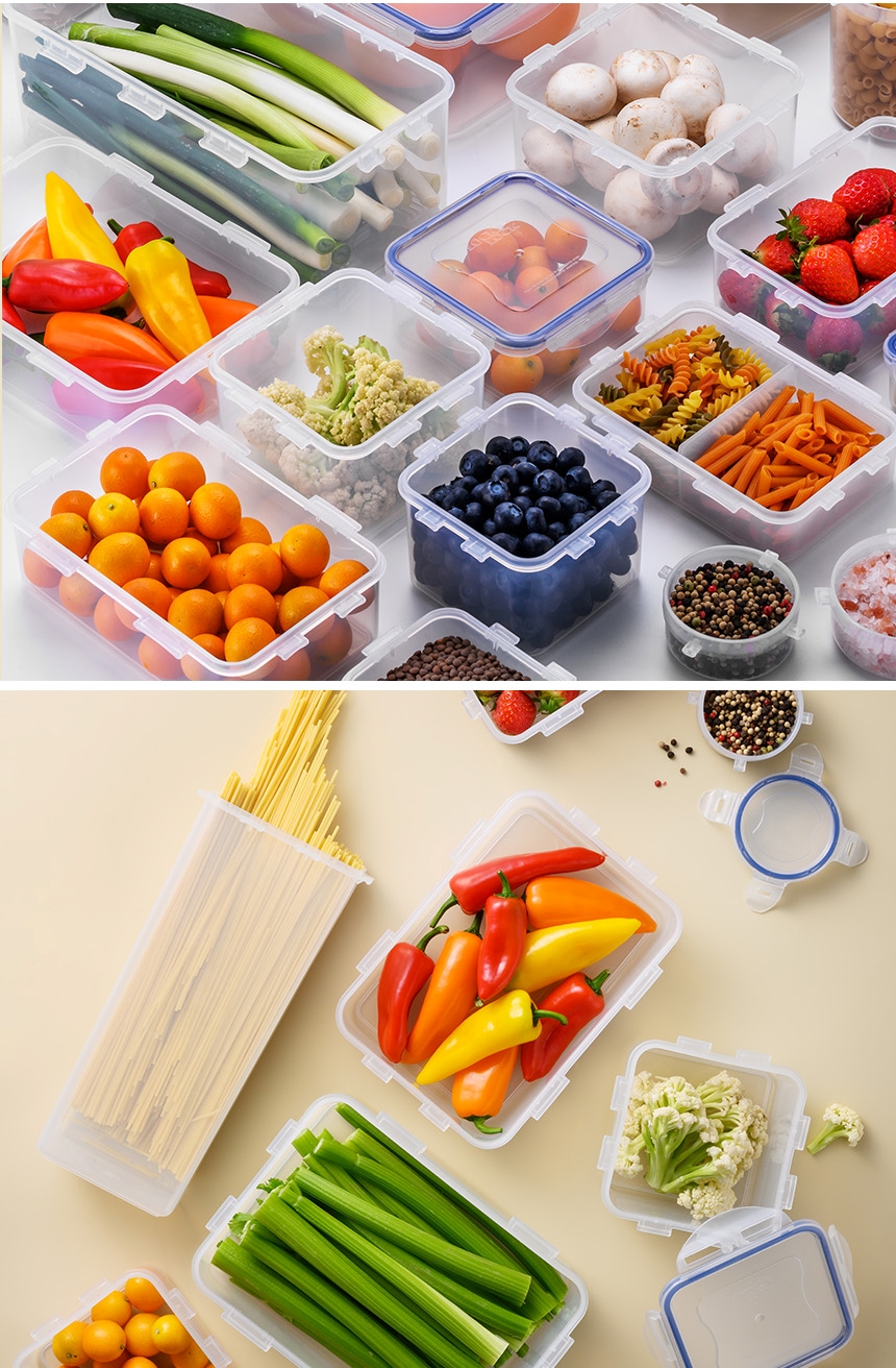 LocknLock 550ml Classic Airtight Rectangular Food Storage Container BPA ...