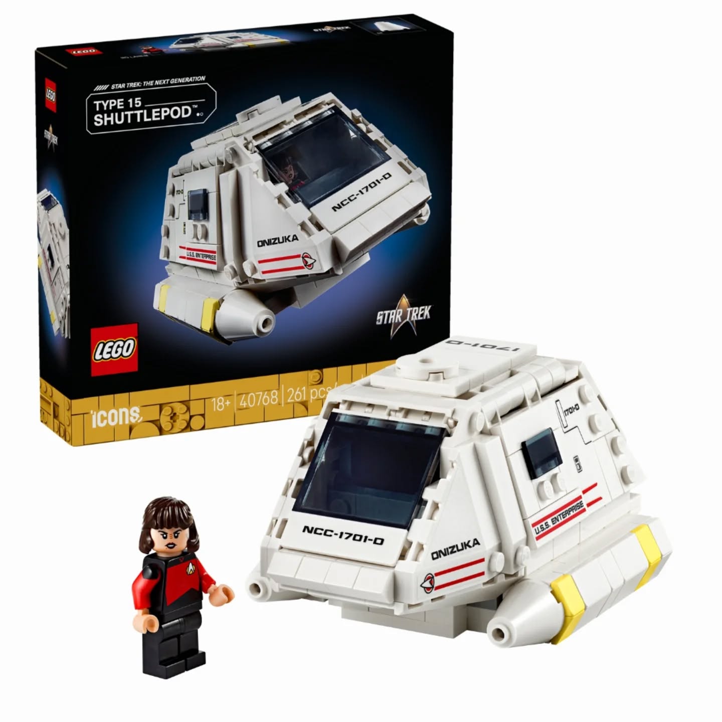 LEGO Icons 40768 Star Trek: Type-15 Shuttlepod™ (Coming Soon on 24 ...