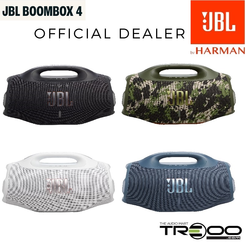 JBL Boombox 4 Waterproof Wireless Bluetooth Portable Speaker | Shopee ...