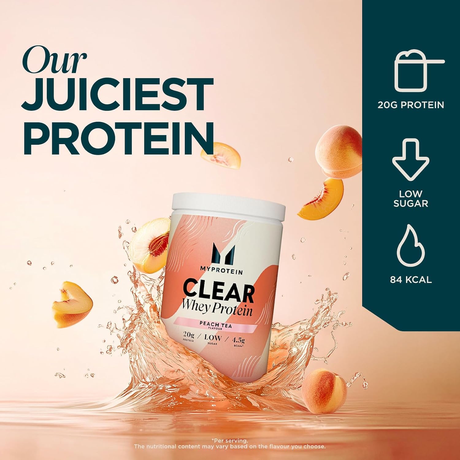 MyProtein Clear Whey Isolate Protein Powder No Milky Taste Fruity ...