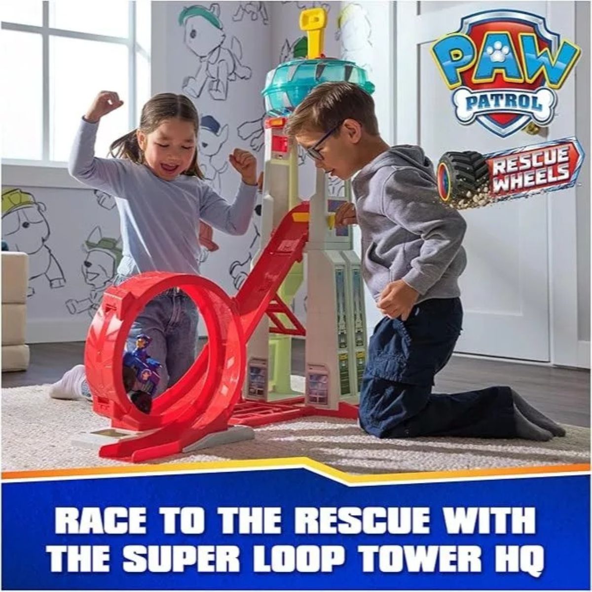 Paw Patrol Super Loop Tower HQ | Shopee Singapore