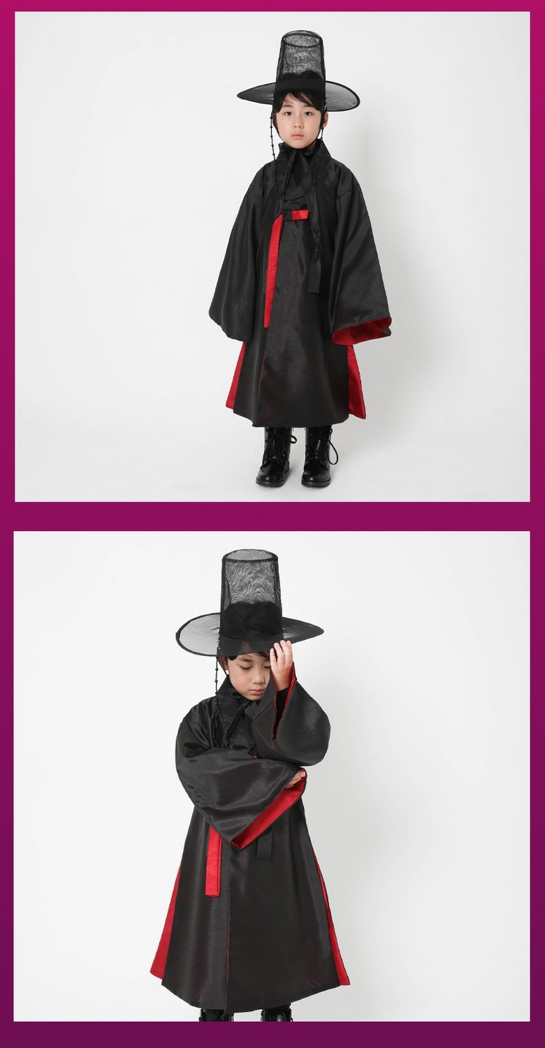 Made in Korea PREMIUM SAJABOYS Grim Reaper Hanbok Set with Gat Hat ...