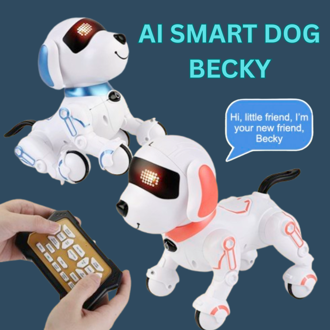 [SG STOCK] AI Smart Dog Becky Robot Puppy Toy | Interactive Educational ...