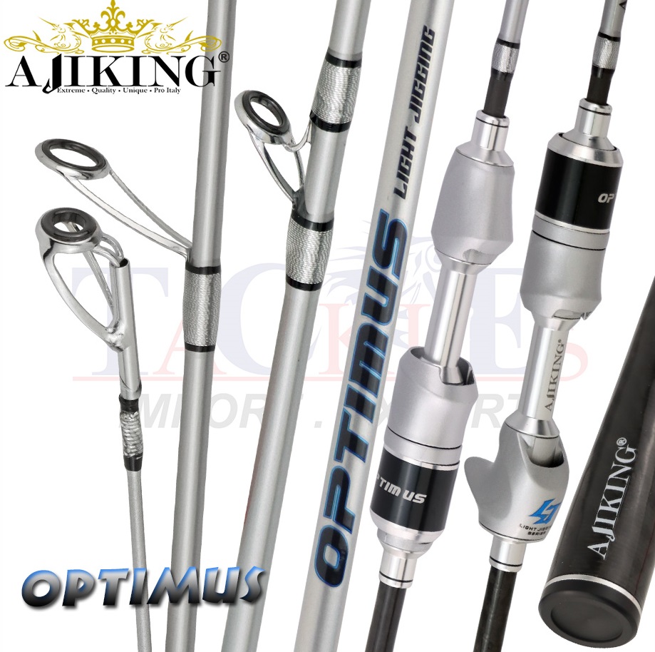 Ajiking Optimus Micro Light Jig Fishing Rod Spinning Casting (Butt ...