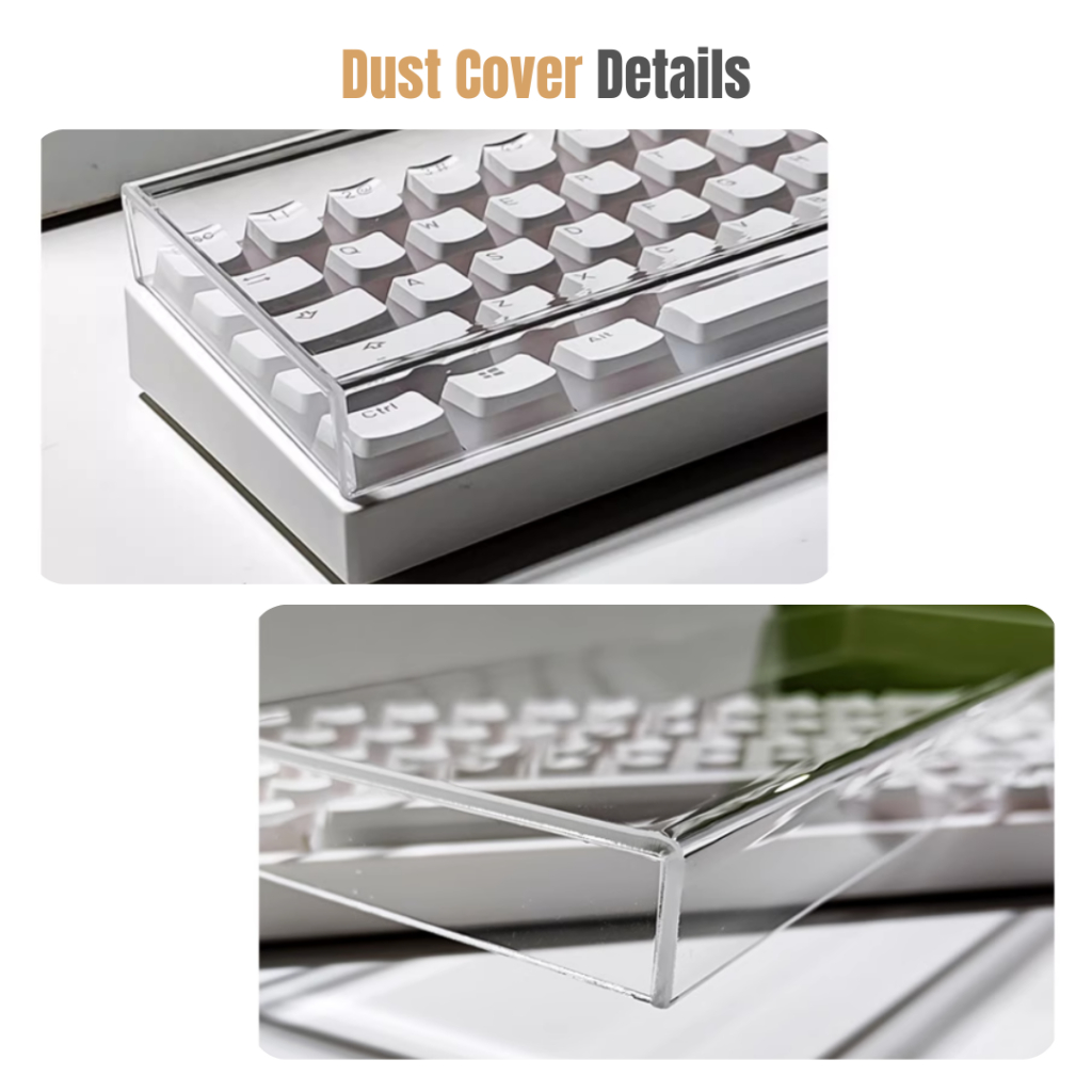 Keyboard Dust Cover - High Quality Clear Plexiglass Clear Cover ...
