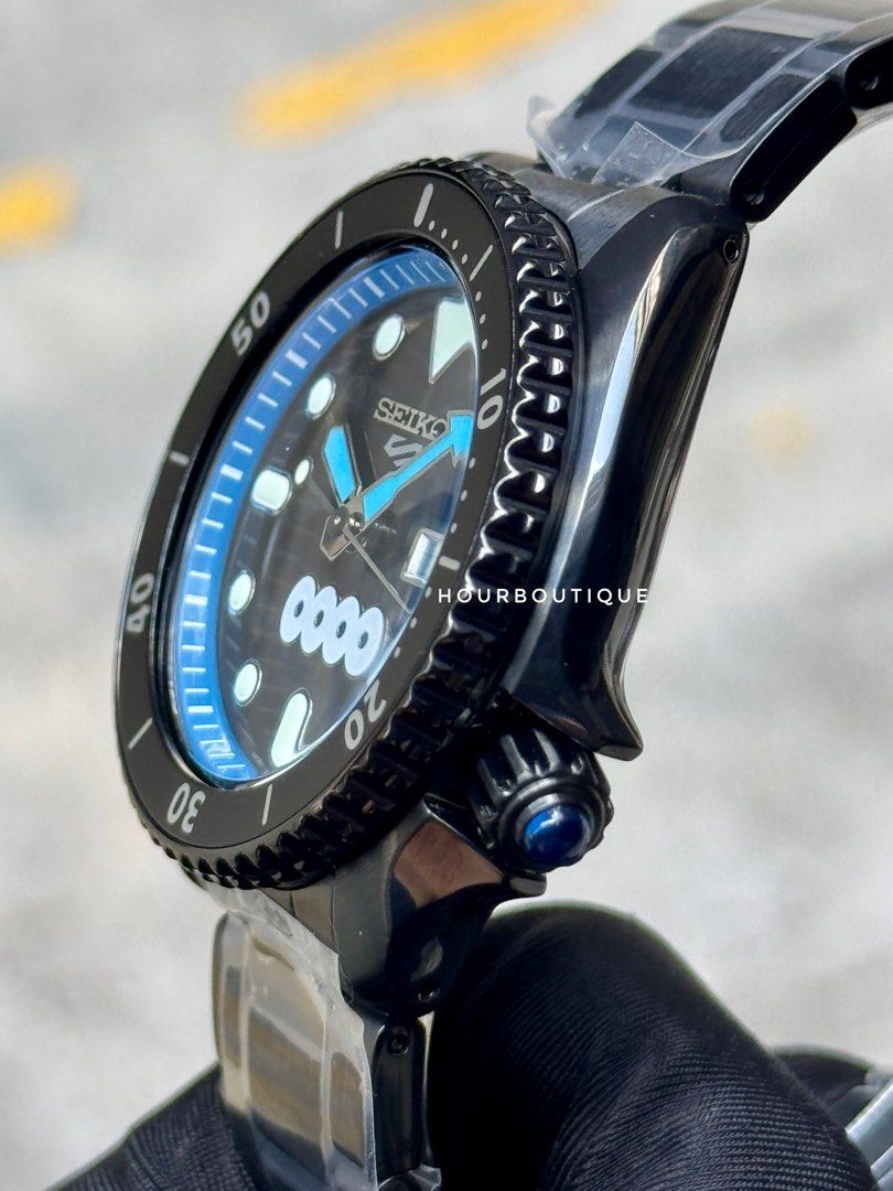 Brand New Seiko 5 X Millions Monster Collab Black Case Automatic Watch ...