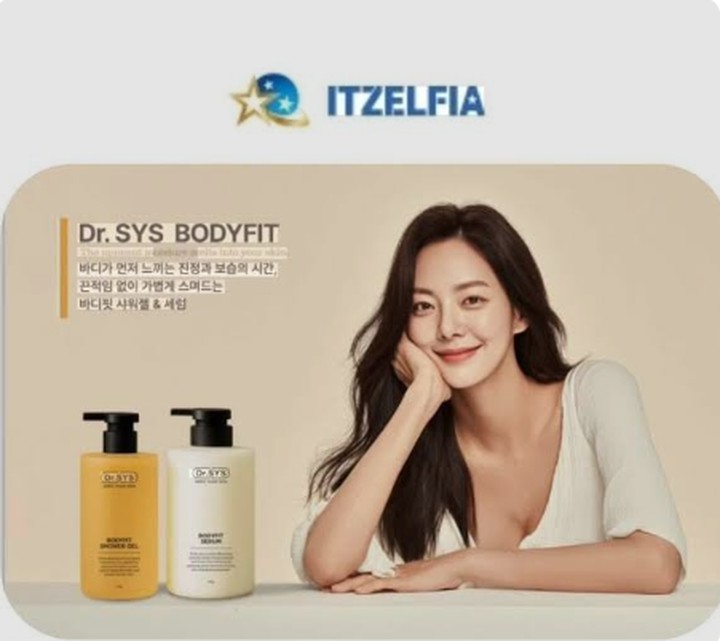 Dr.SYS BODYFIT Shower Gel 300g + Serum 400g Set – Gentle Exfoliating ...