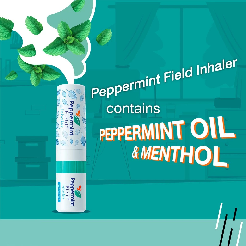 [Peppermint Field] Menthol & Peppermint Oil Inhaler (1 Piece) | Shopee ...