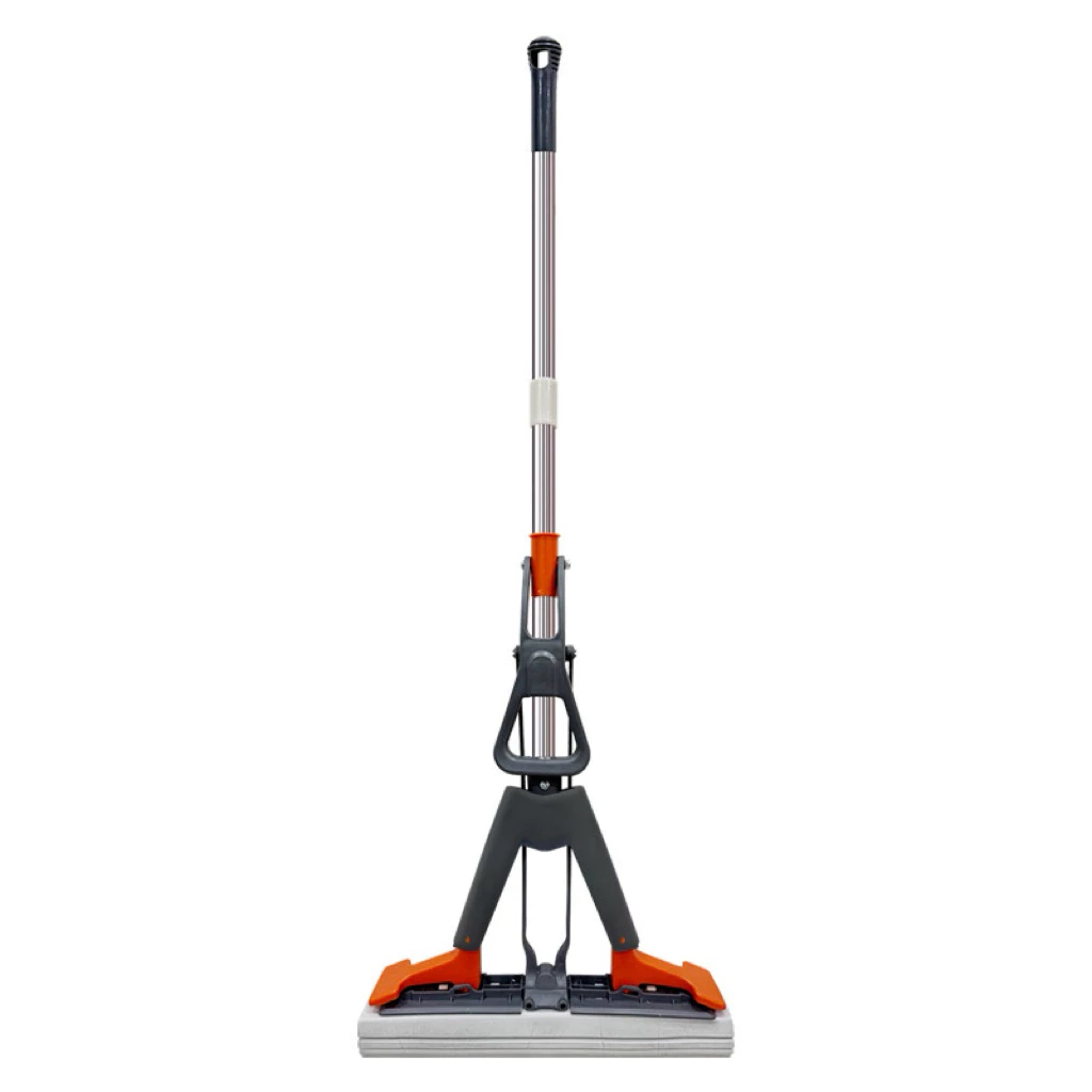 [SG STOCK]Telescopic Self Wringing Sponge Mop with 2 Replaceable Heads ...