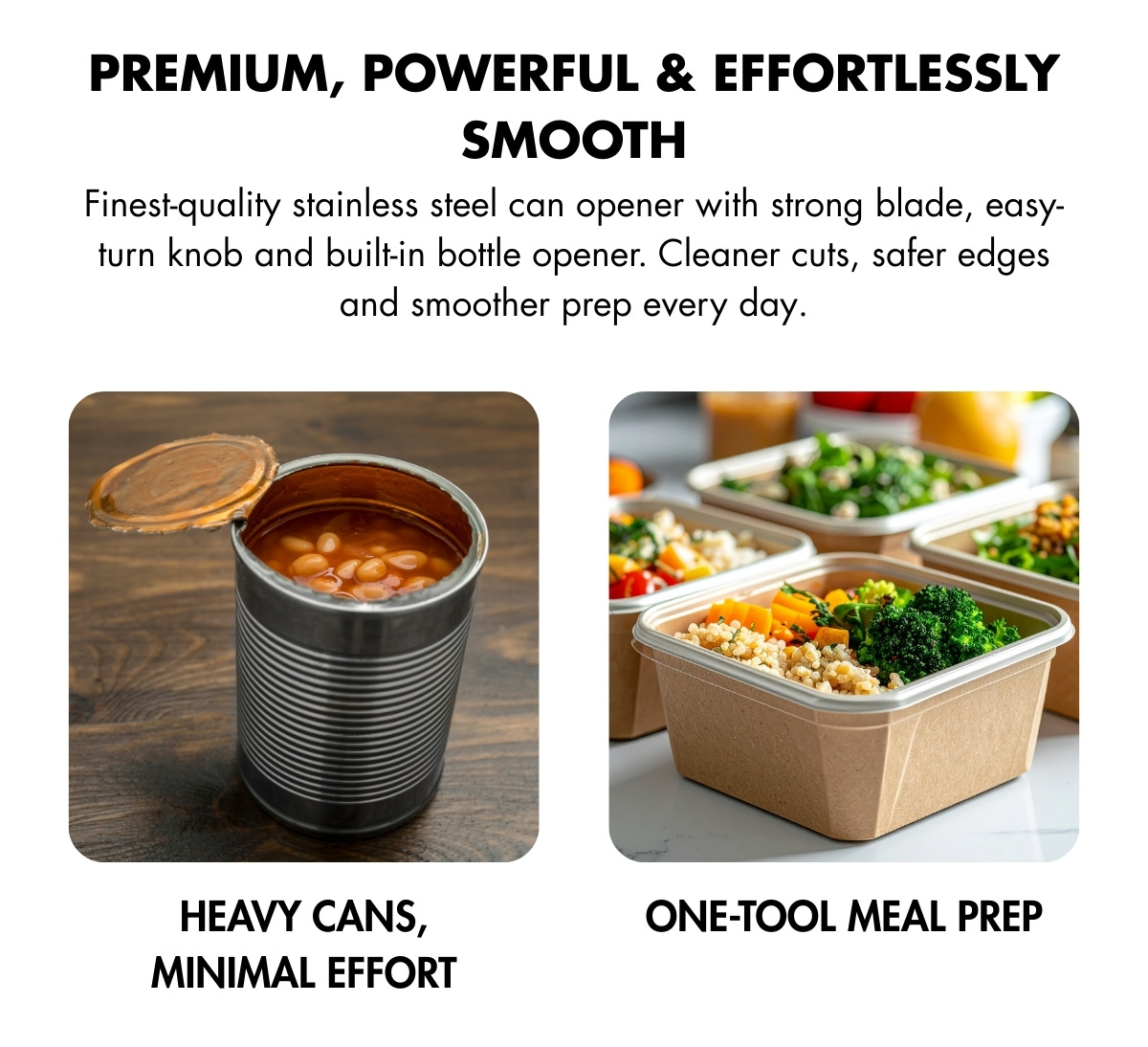 Fukuro Multi Purpose Can Opener, Stainless Steel Opener Kitchen ...