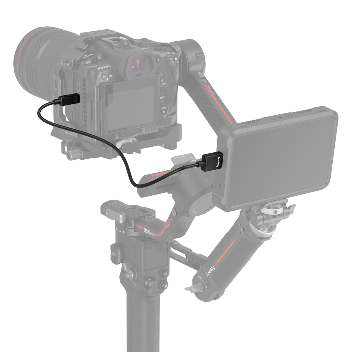 Smallrig Ultra-Slim 4K Micro HDMI to HDMI Data Cable (D to A) - 35cm ...