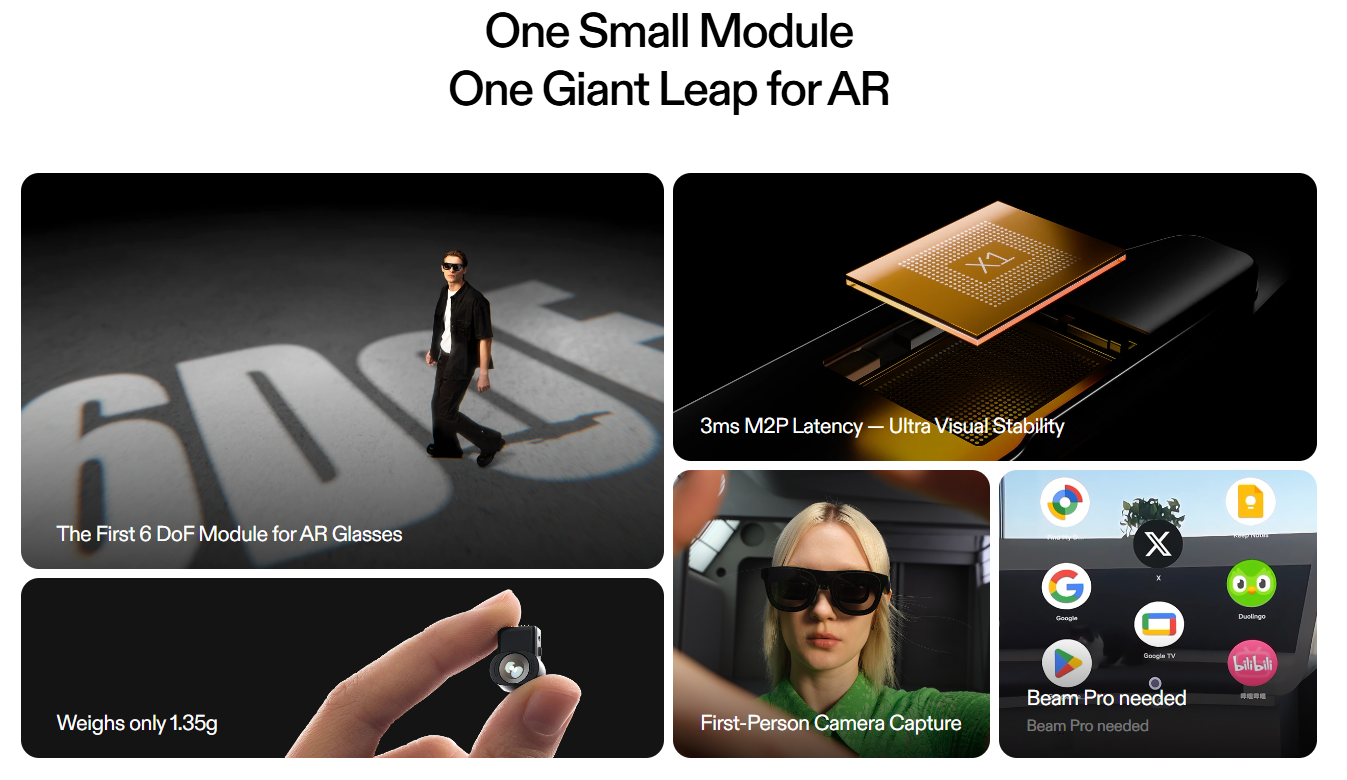 Xreal Eye for Xreal One Pro & One & Xreal Beam Pro丨Ture AR Glasses with ...