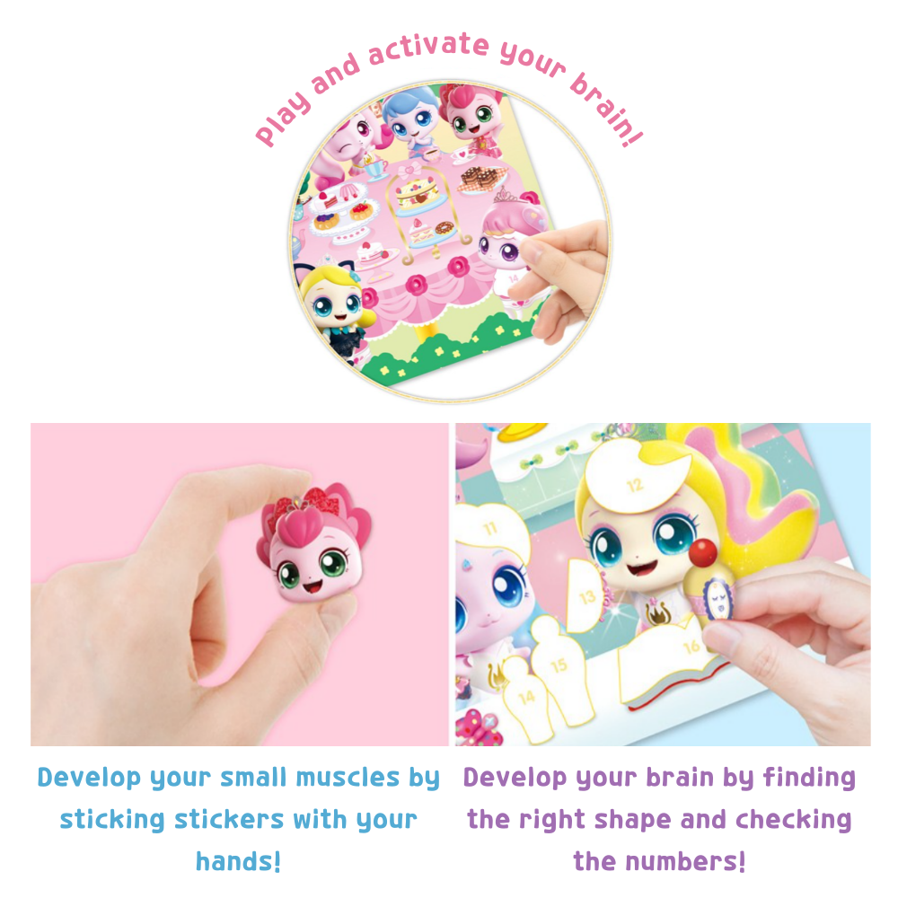 Season 6 Princess Catch Teenieping Sticker Book Teenieping Puzzle ...