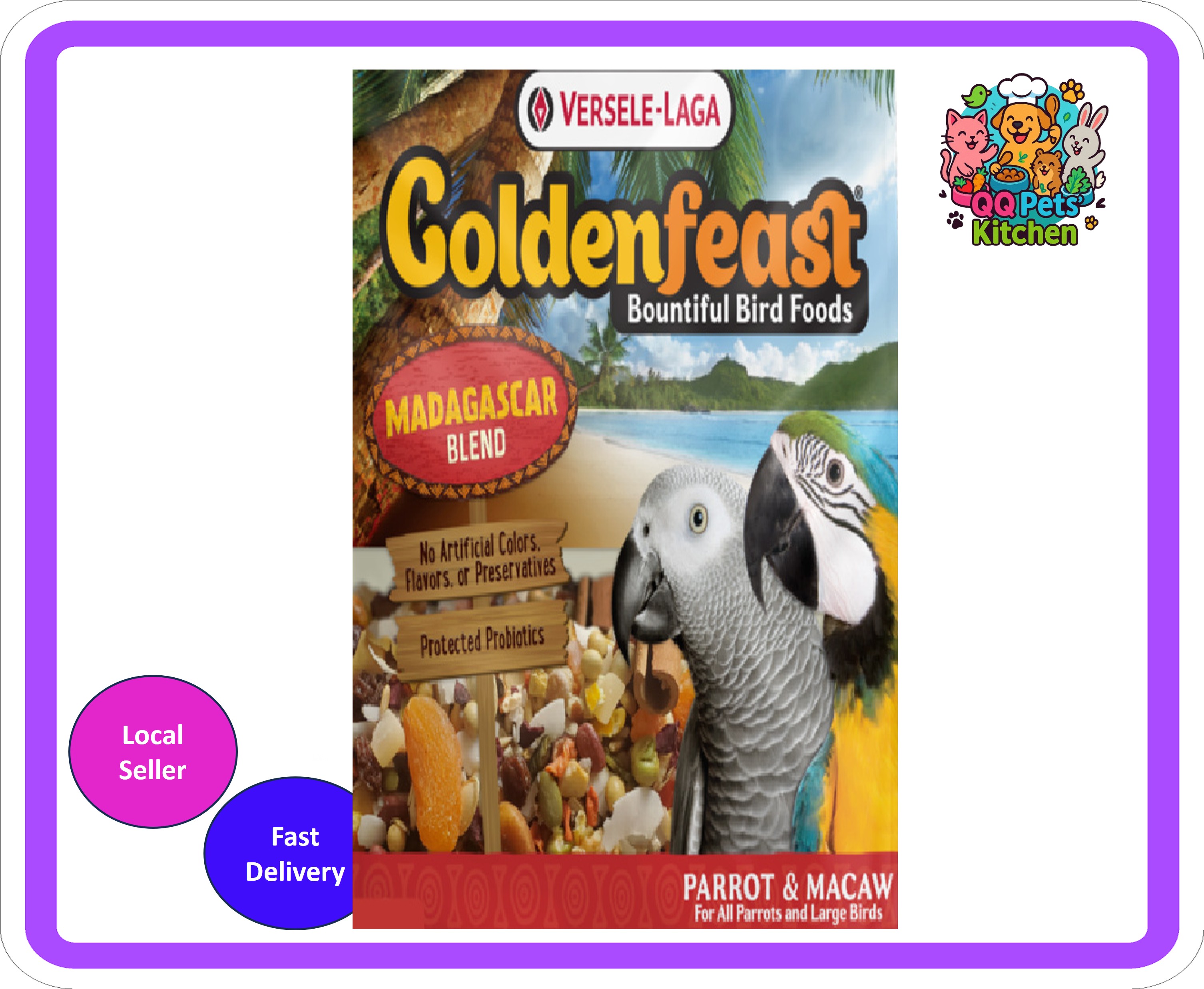 Goldenfeast Madagascar Blend Parrot &Macaw 1.36kg | Shopee Singapore