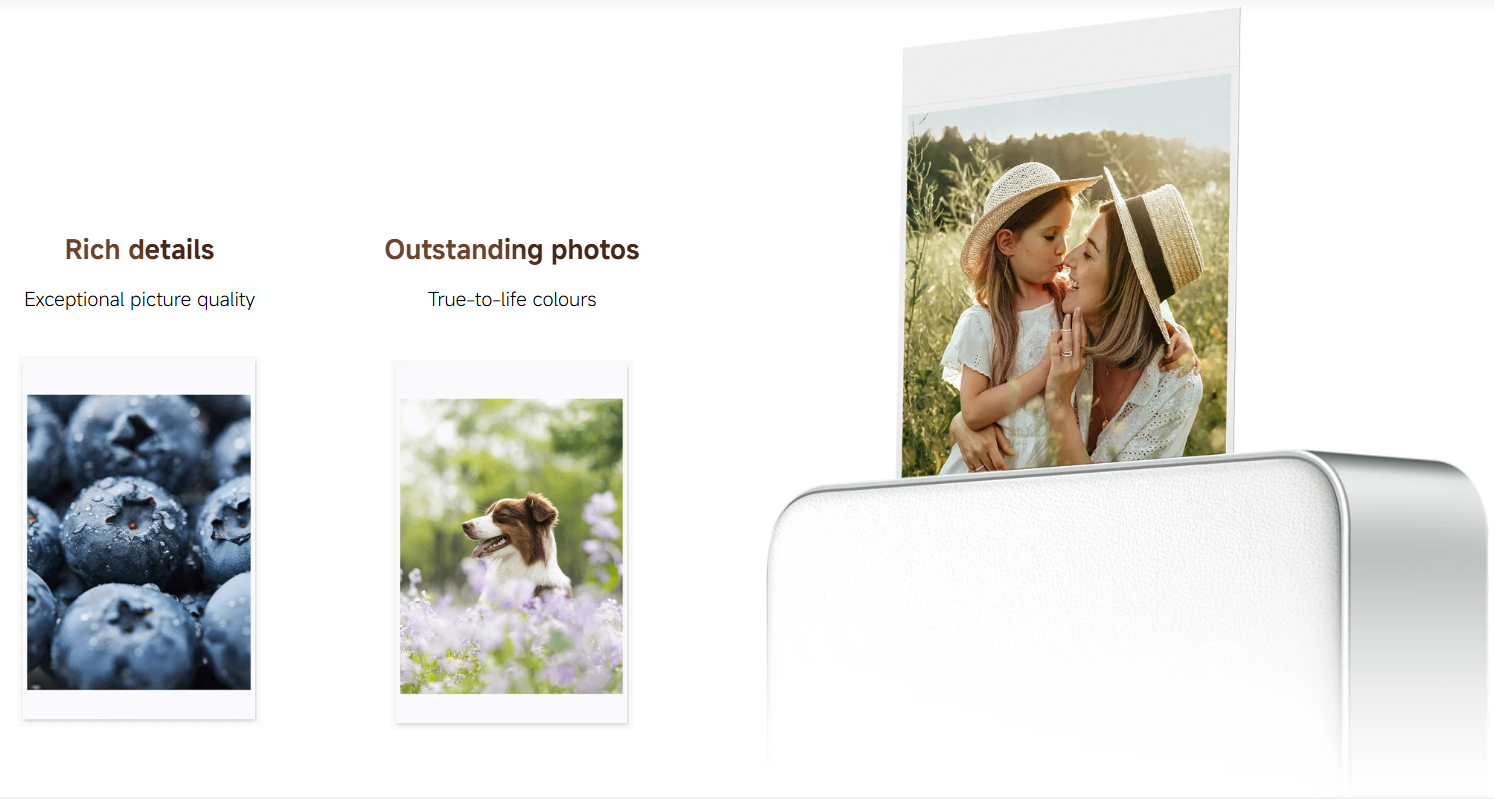 NDD- Xiaomi Portable Photo printer Pro Wireless Bluetooth Home Small ...