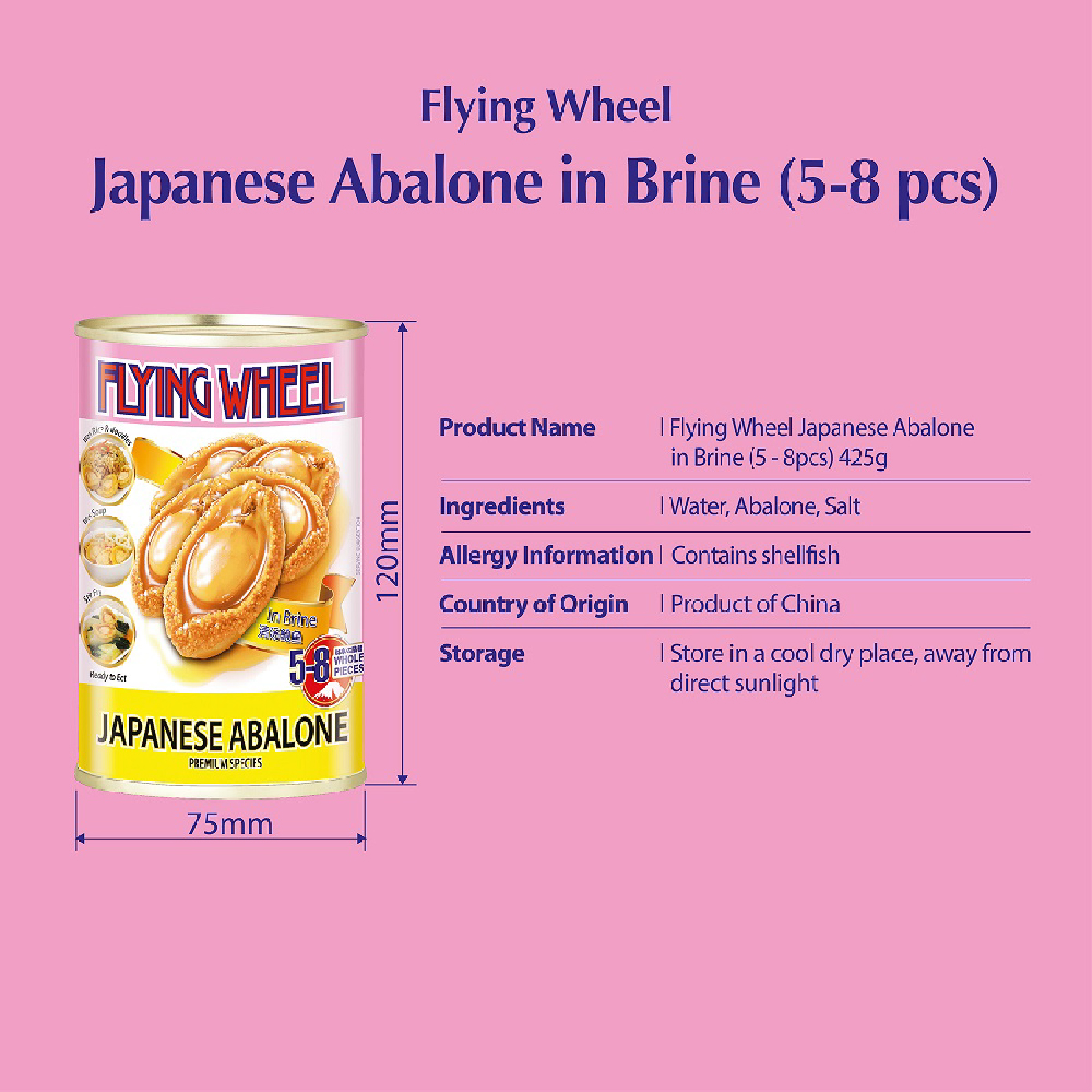 FLYING WHEEL [CNY] Harmony Abalone Gift Packet 1s | Shopee Singapore
