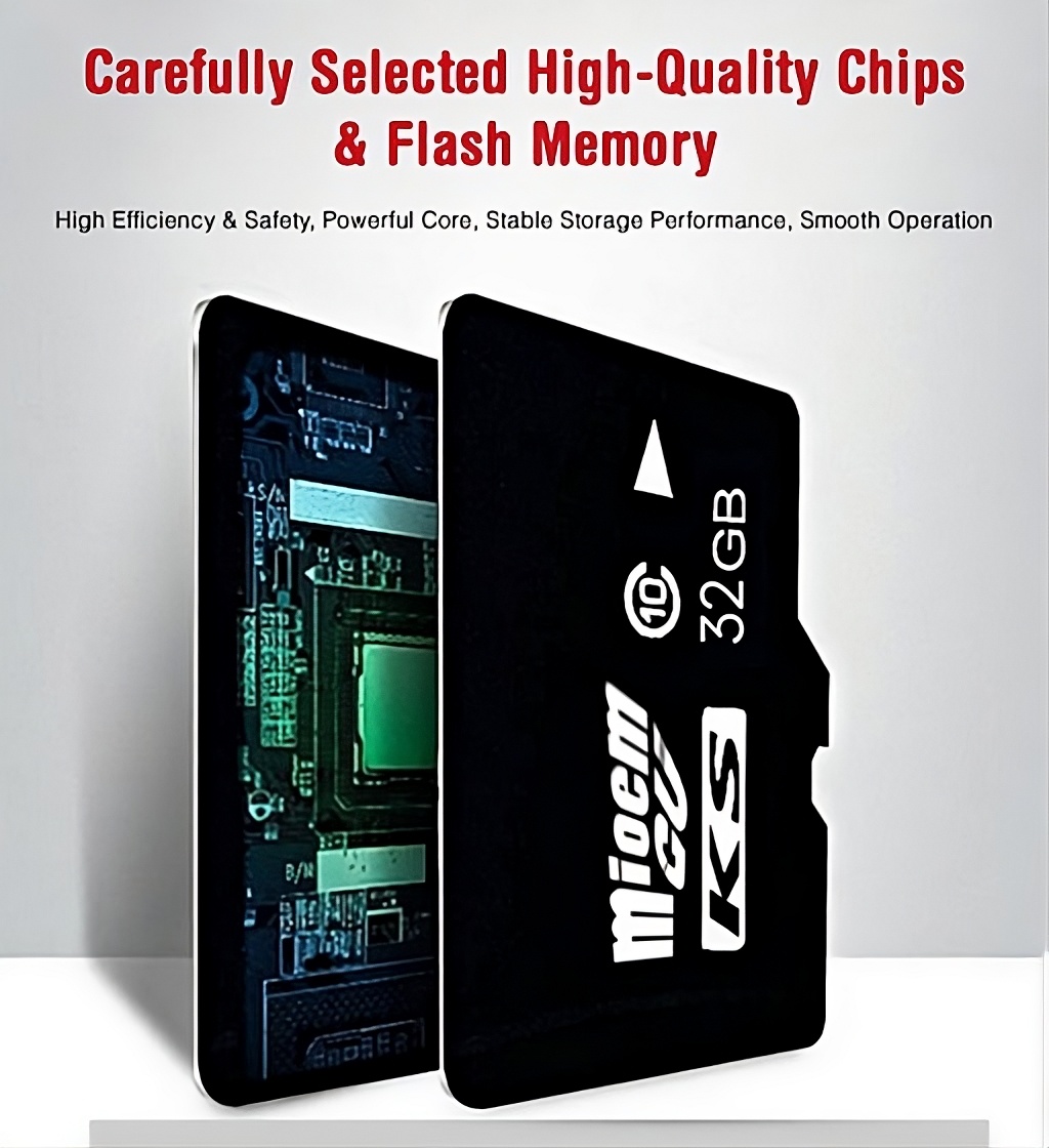 High-Speed microSD Card 32GB–256GB | Full HD Video Recording | Memory ...