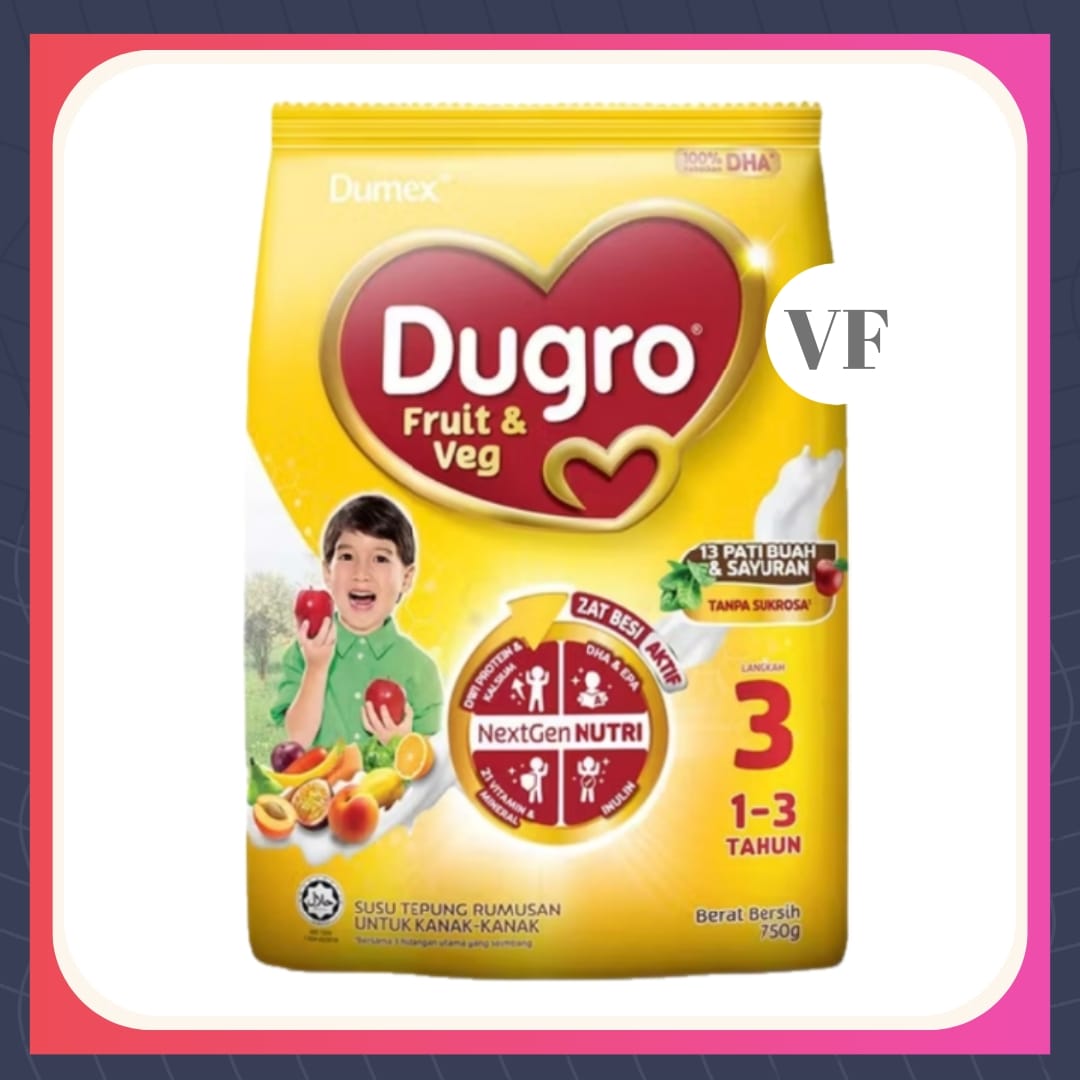 [New Packaging] Dumex Dugro Step 3/ 4 / 5 Fruit & Vegetable Growing Up ...
