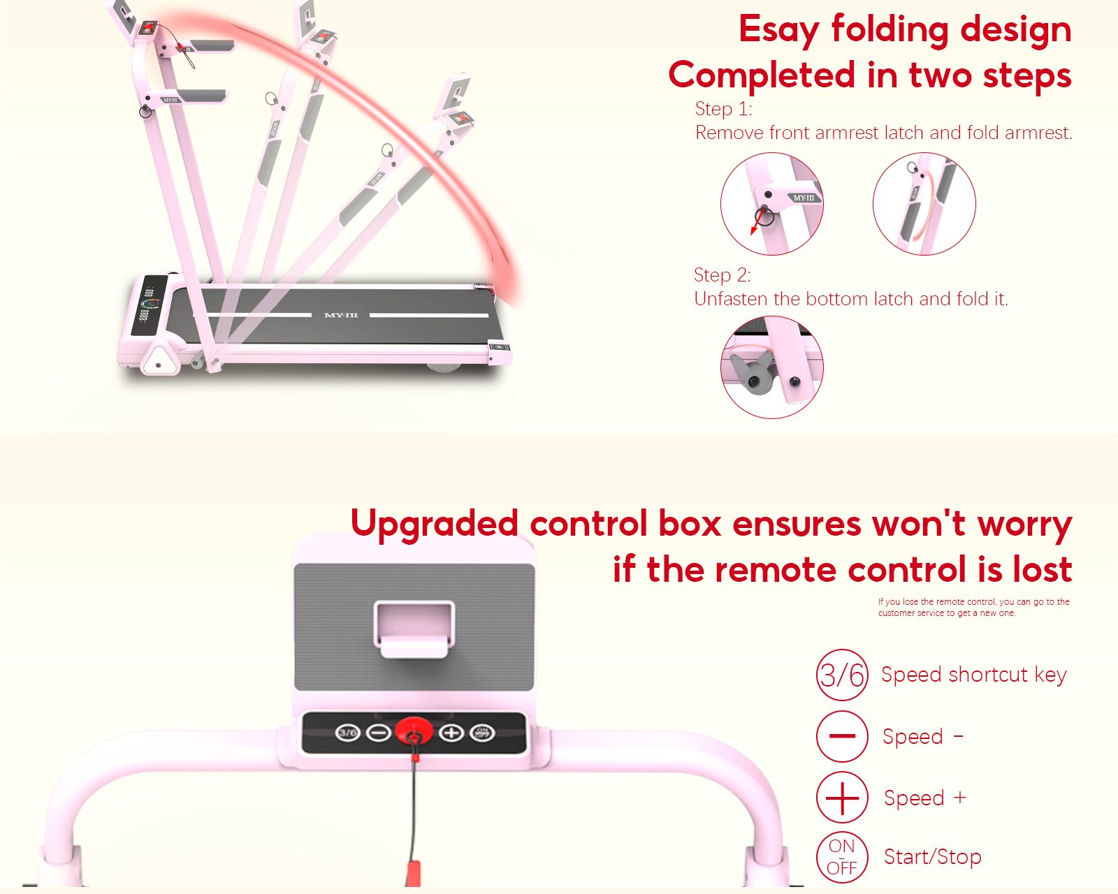 [NICOO] Ultra-Thin Treadmill Incline Foldable Mini Running Treadmill ...
