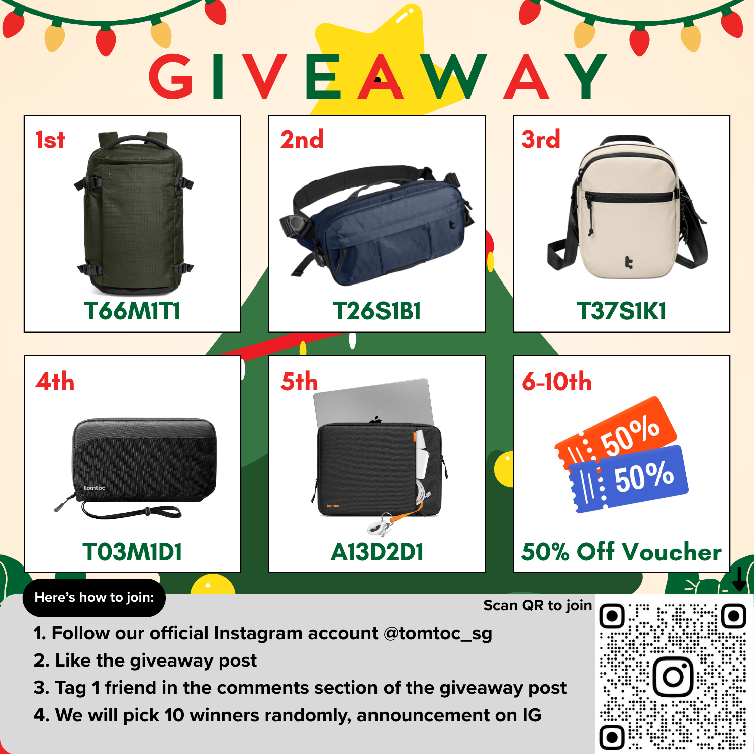 tomtoc Navigator-T67 Travel Laptop Backpack | 17 Inch | 38L | Shopee ...